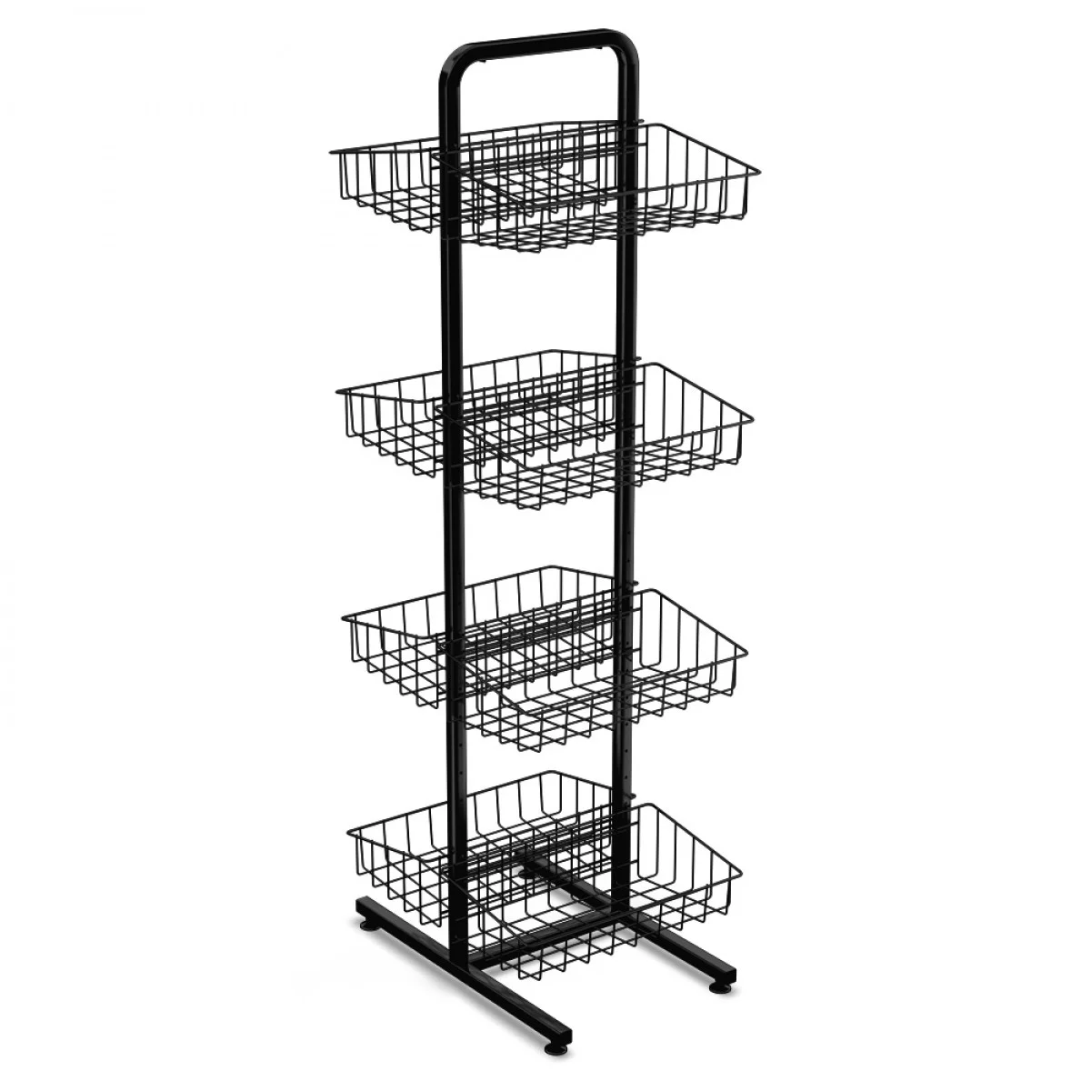 Customized Metal Food Rack Bakery Grocery Display Bread Stand - Buy ...