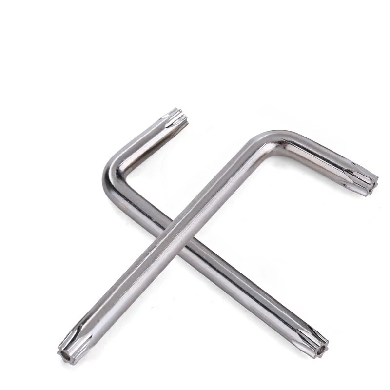 T10-T50 Anti-theft Screw Wrench L Shaped Long Hexagon Torx Key Wrench ...