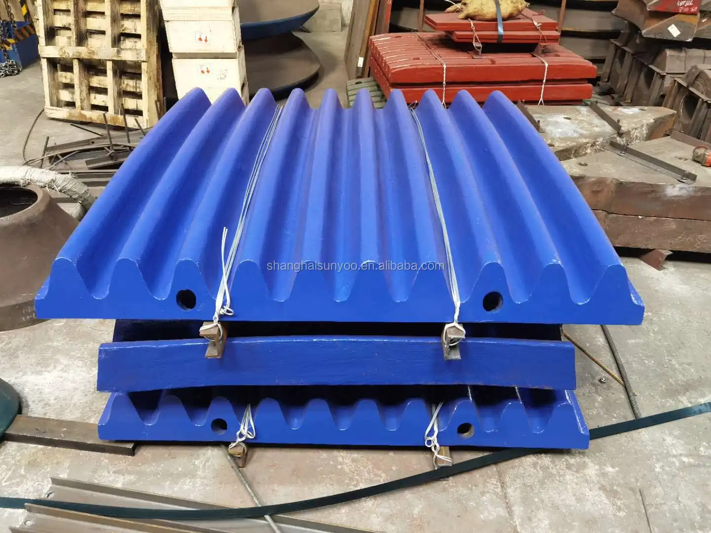 Jaw Plate Toggle Plate Cast Manganese Liners For Mining Jaw Crushers ...