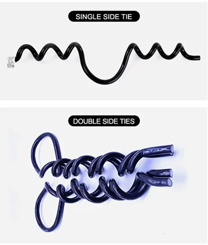 Spiral Rod Preformed Plastic Line Tie Top PVC Insulator Tie| Alibaba.com