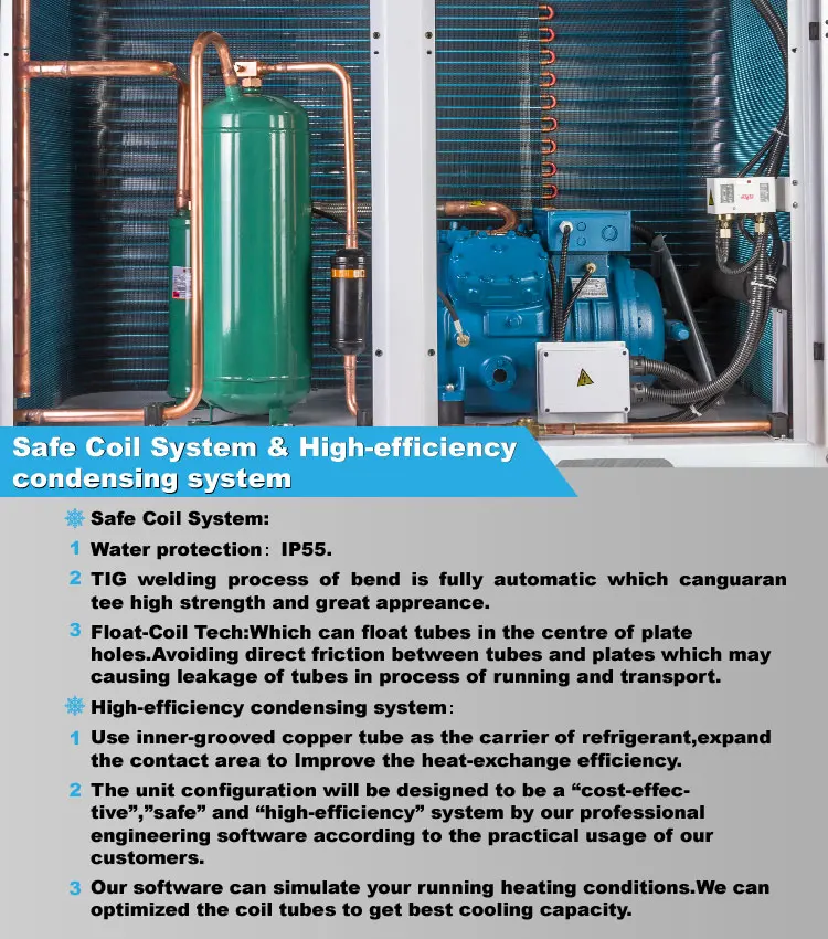 2hp Walk-in Cold Room Vertical Top Discharge Air Cooled Condensing Unit ...