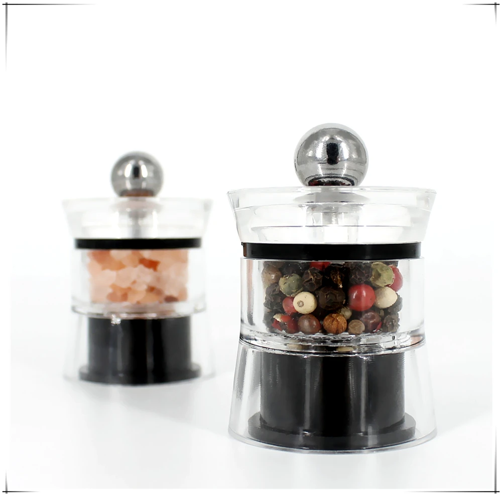 Clear Transparent Mini Portable Acrylic Disposable Salt And Pepper ...