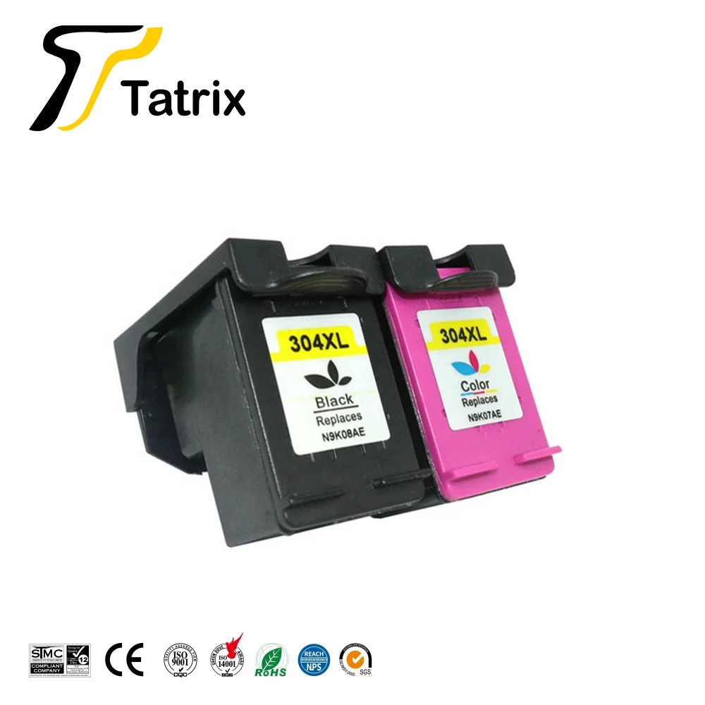 Tatrix For Hp 304xl Premium Remanufactured Color Inkjet Ink Cartridge ...
