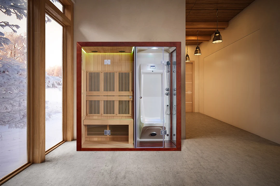 Mexda Infrared Sauna Shower Combination Hotel Family Sauna Room - Buy ...