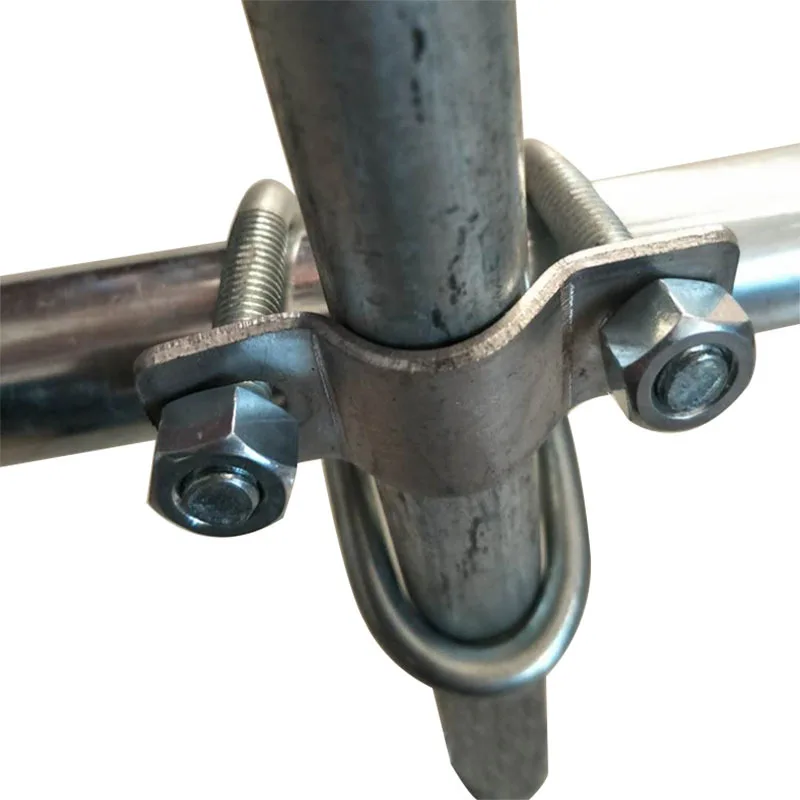 Stainless Steel/galvanized Iron U Type Snap Pipe Clamp Cross Clamp ...