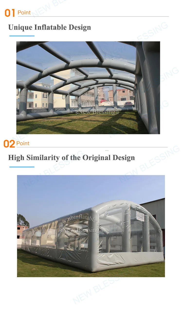 Factory Custom Made Inflatable Air Tight Tpu Tent Waterproof Clear Tent ...
