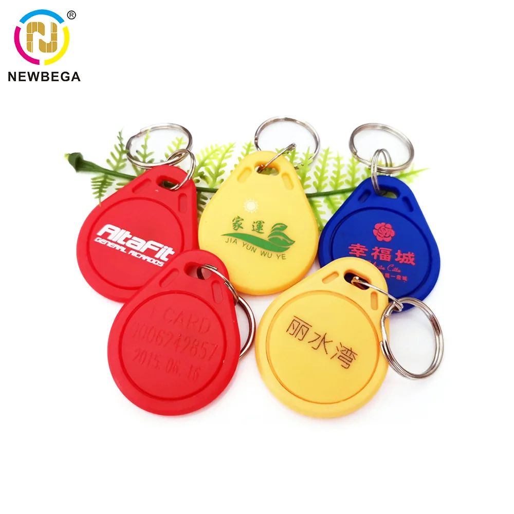New Printable Llaverros Rfid Proximity Key Fob Tags Key Chain Access ...