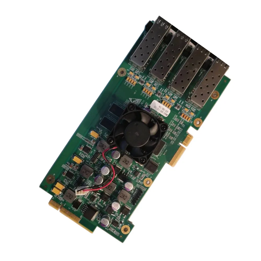 FPGA Programmable Board Quad-Port SFP+ FPGA NIC - 10gbps