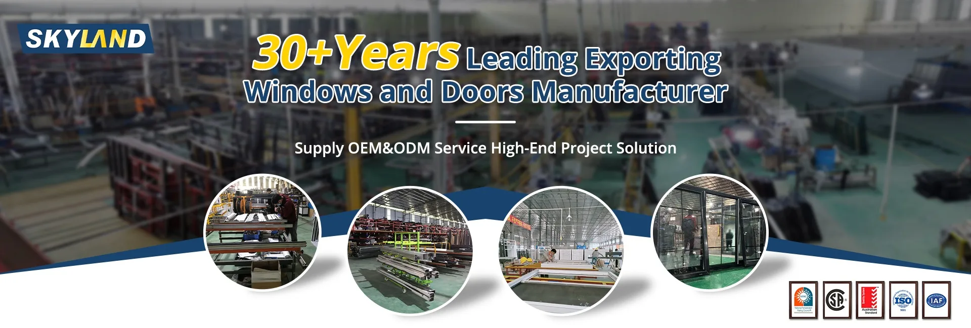 Foshan Skyland Door And Window Technology Co., Ltd. - Wooden Door Series, Aluminum Door Series