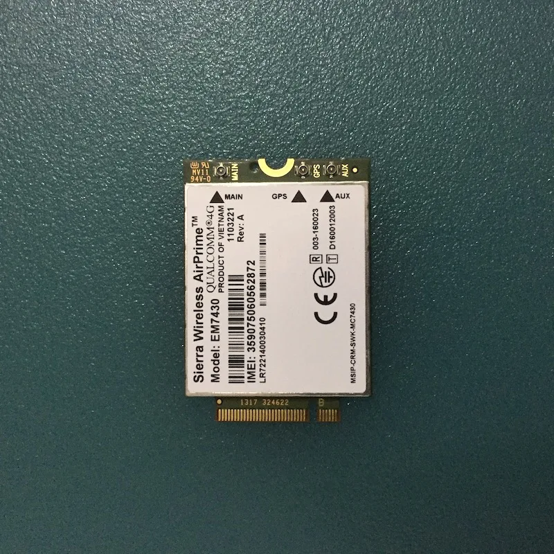 Sierra Wireless Module Em7430 Em7455 4g Lte Cat-6 Support Gps/glonass ...