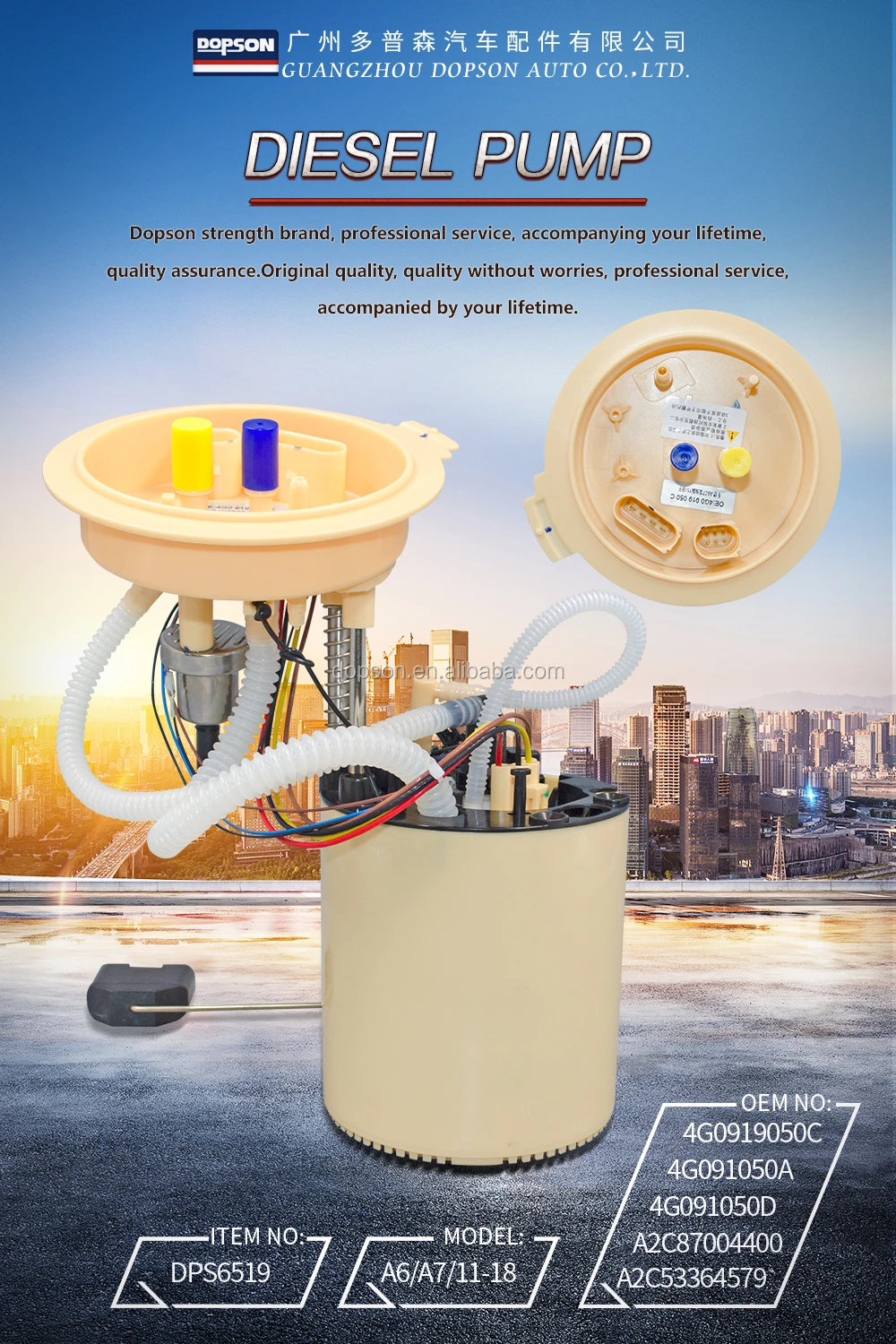 DPS6519 conjunto de bomba de combustible eléctrica de la bomba de ...