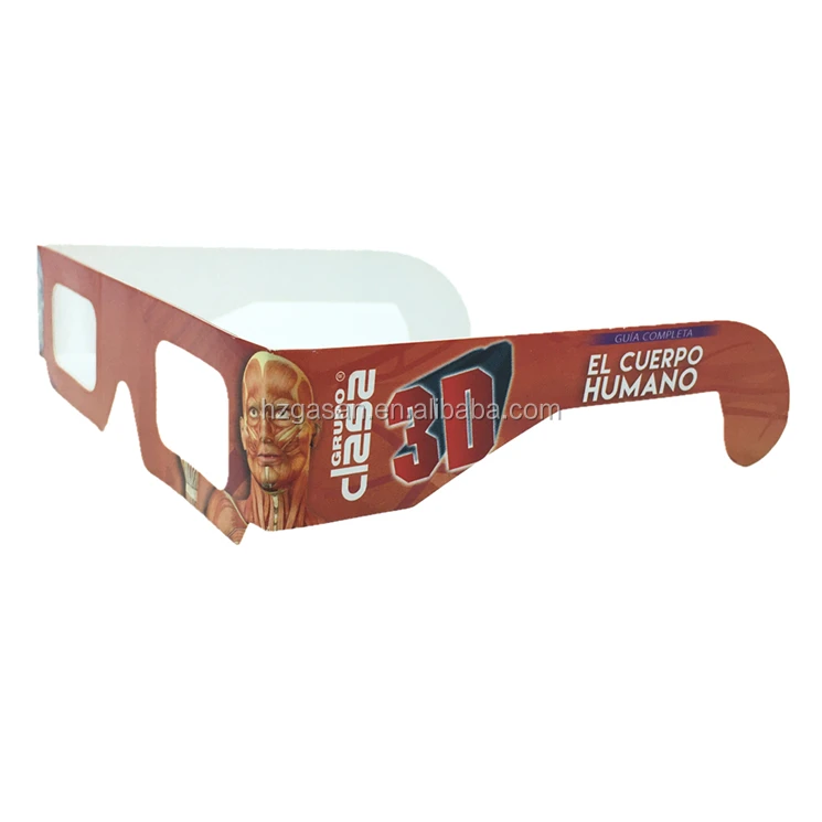 Chromadepth Clear Lens 3d Paper Glasses - Buy 3d Paper Glasses ...