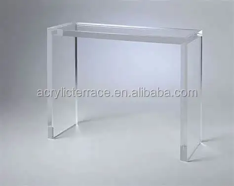 Acrylic Console Tables/lucite Perspex Corner Tables/hall Ways Console ...