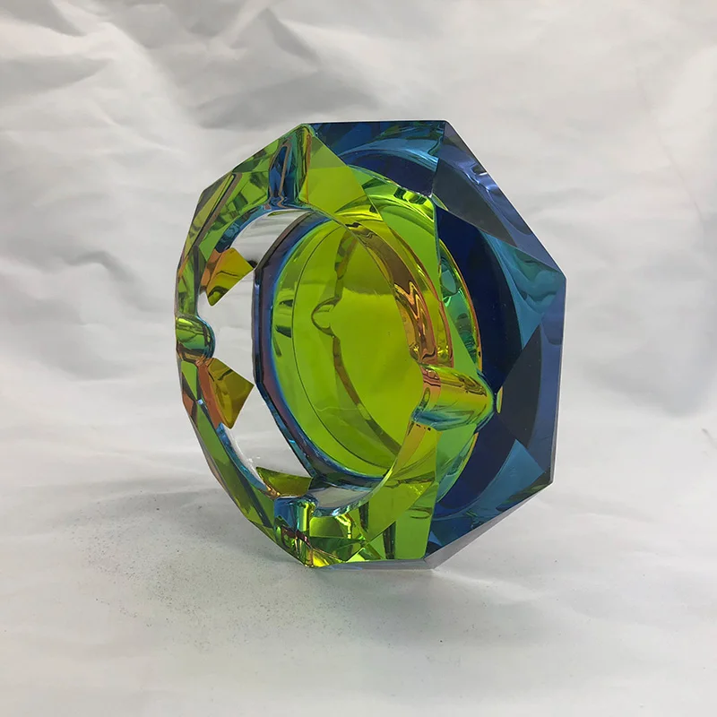 Cigarettes Cigars Octagon Large Rainbow Glass Pocket Coating Crystal ...