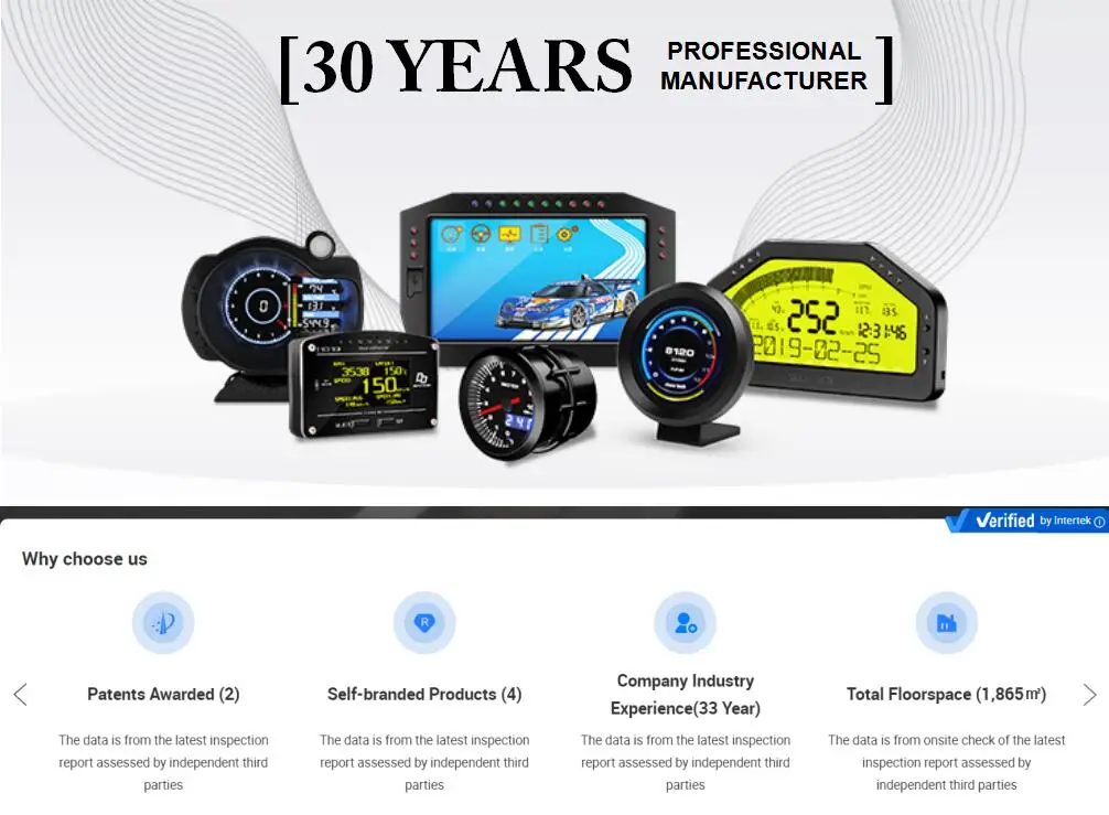 Sincotech 6.5'' Universal Digital Obd2 Gauge Dashboard Lcd Race Dash ...