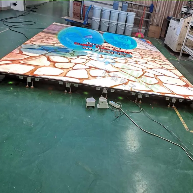 Dance Floor Led Screen Stage Led Dance Floor Display Inductive ...