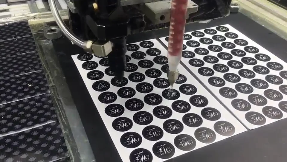 Epoxy Resin Clear Dome Sticker 3d Printing Epoxy Resin Label Round 3d ...