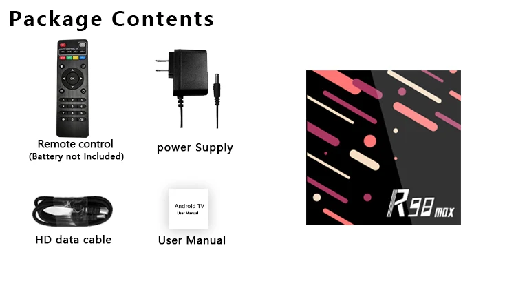 Set Top Box New Chip 4gb Ram 32gb Rom R98 Max Android10.0 Wifi2.4g/5g ...