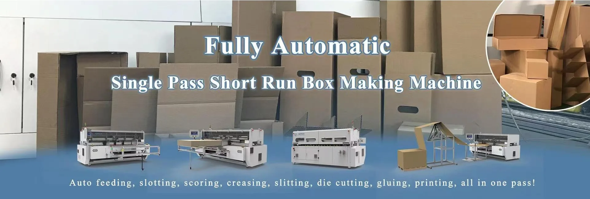 Qingdao Aopack On Demand Packaging Co., Ltd. - Box making machine ...
