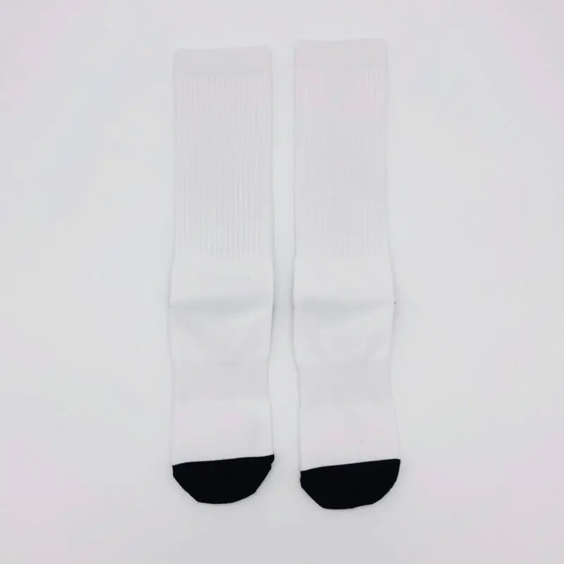 Sublimation Blank White Polyester Socks For Sublimation - Buy Polyester ...