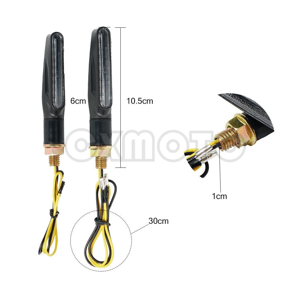 E24 E-Mark Water Flowing Sequential 9 LED Bike Indicators