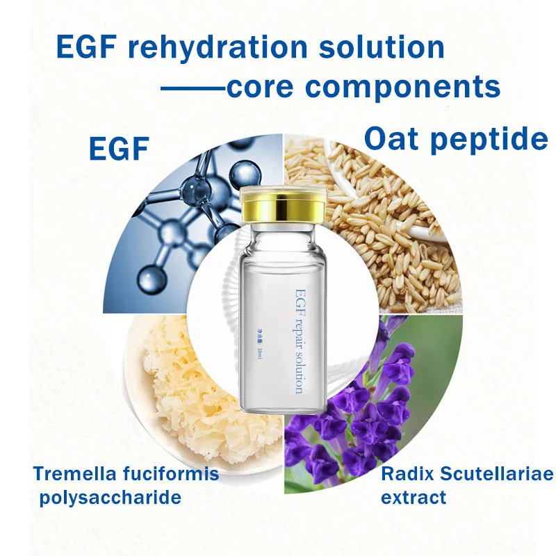 Facial Epidermal Growth Factor Oligopeptide Serum Bioeffect Egf Fgf Gold Repairing Stem Cell Egf ...