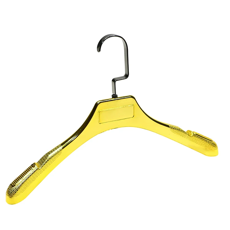 Gold Yellow Plastic Hangers - Durable & Stylish Solutions