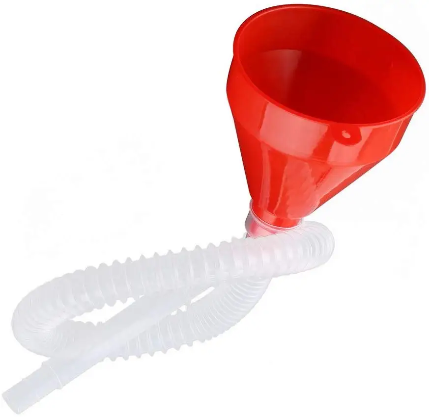 Flexible Fuel Funnels With Long Hose Plastic Small Wide Mouth Filling ...