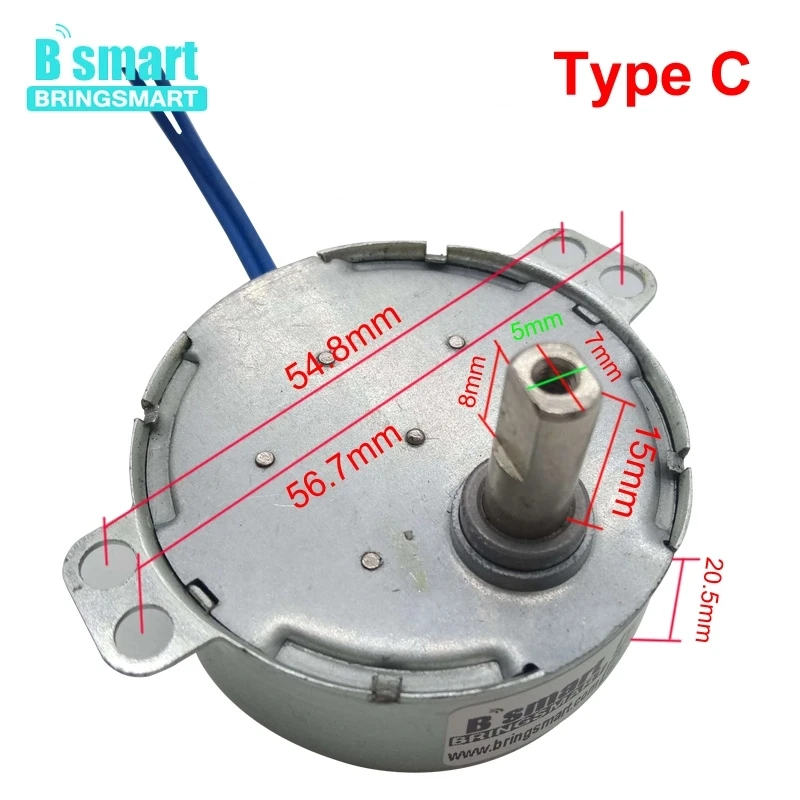 TYC-50 Synchronous Motor for Microwave Ovens & Fans - 6V to 24V AC ...