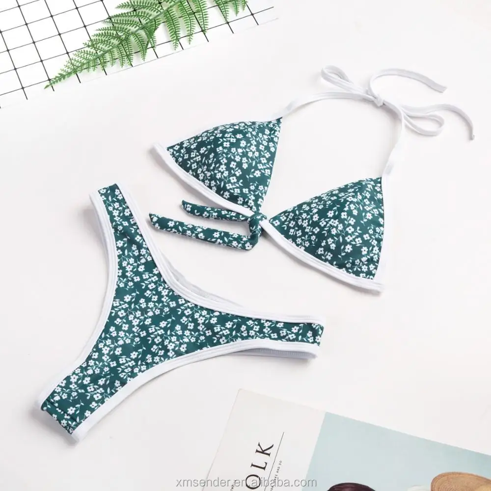 Front String Two Piece Swimsuit Women Sexy Bikini - Buy Front String ...