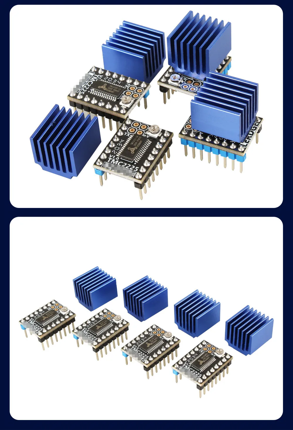TMC2225 Stepper Motor Driver - 256 Microsteps UART