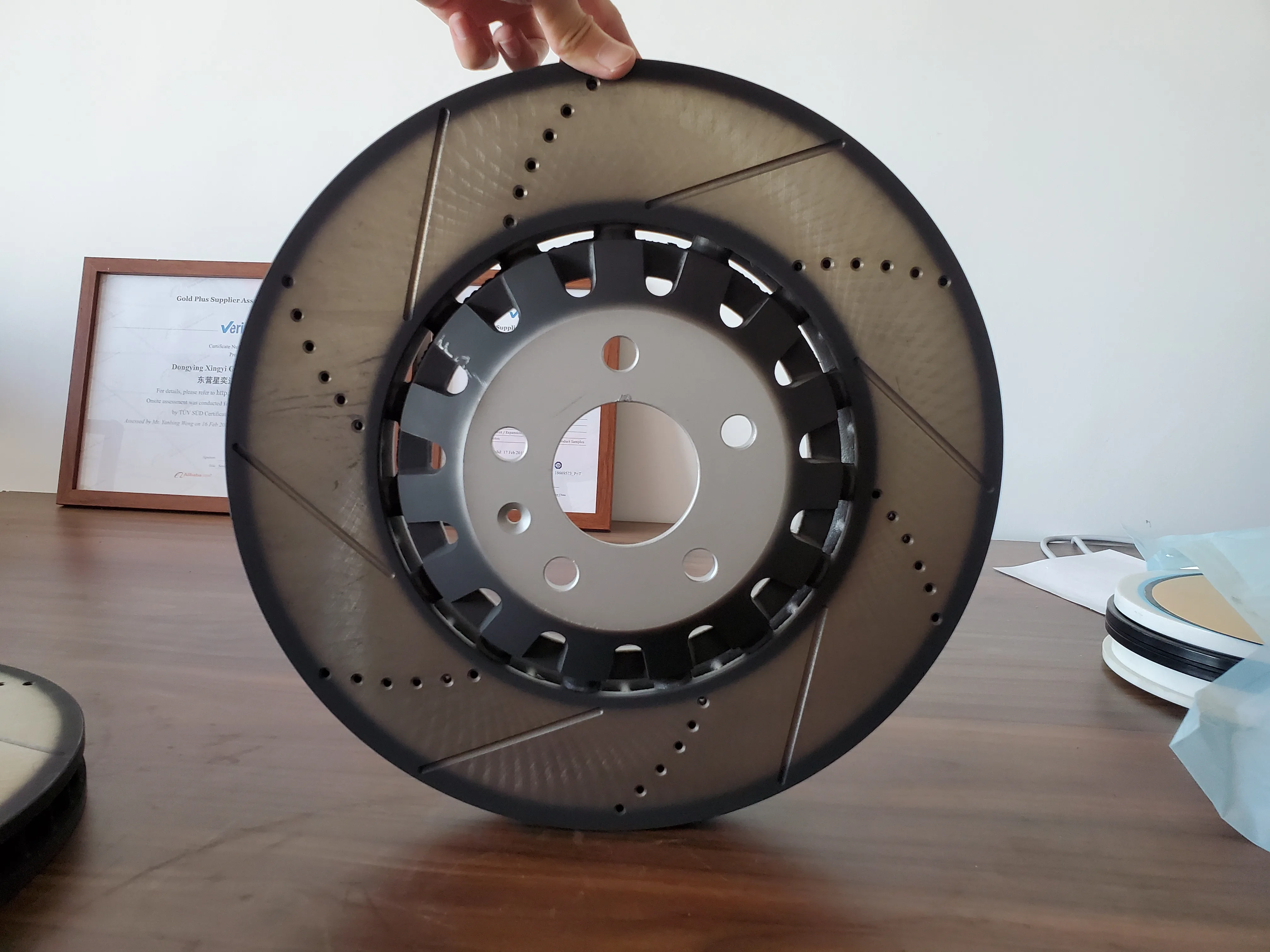 Genuine Oem Standard Front Brake Disc Rotor For Audi Q7 4m0615301as ...