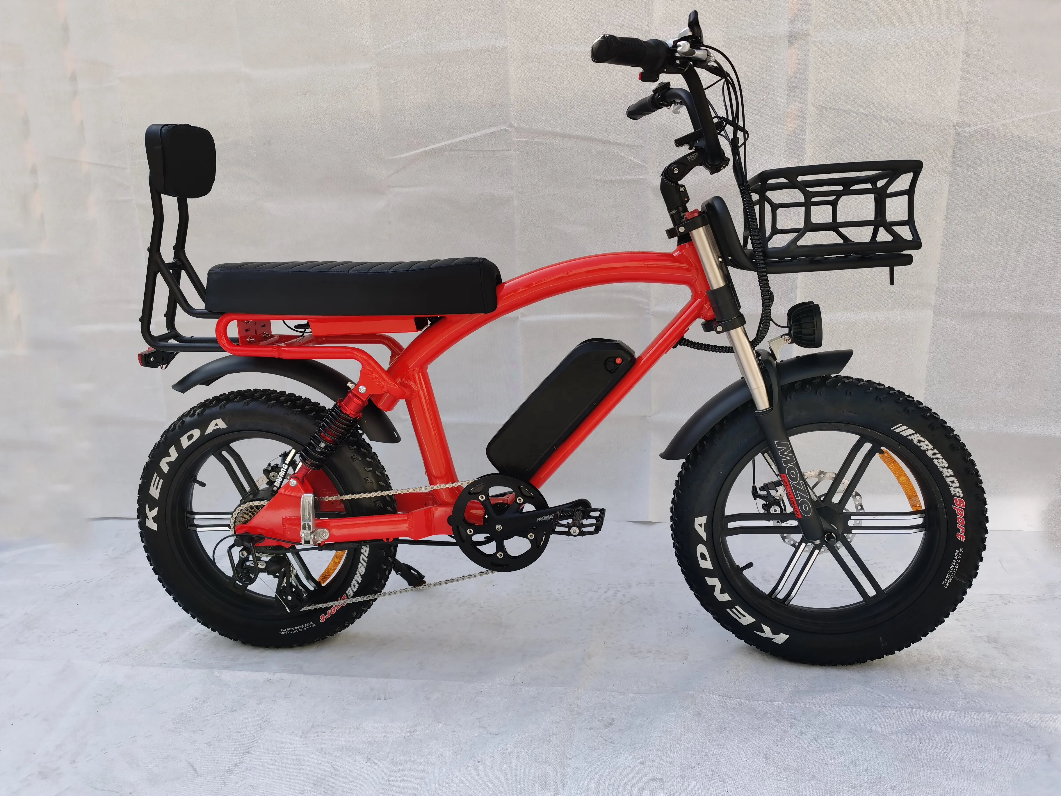 2020 New Desgin Full Suspension Electric Bike 20inch Big Tyre Easy ...