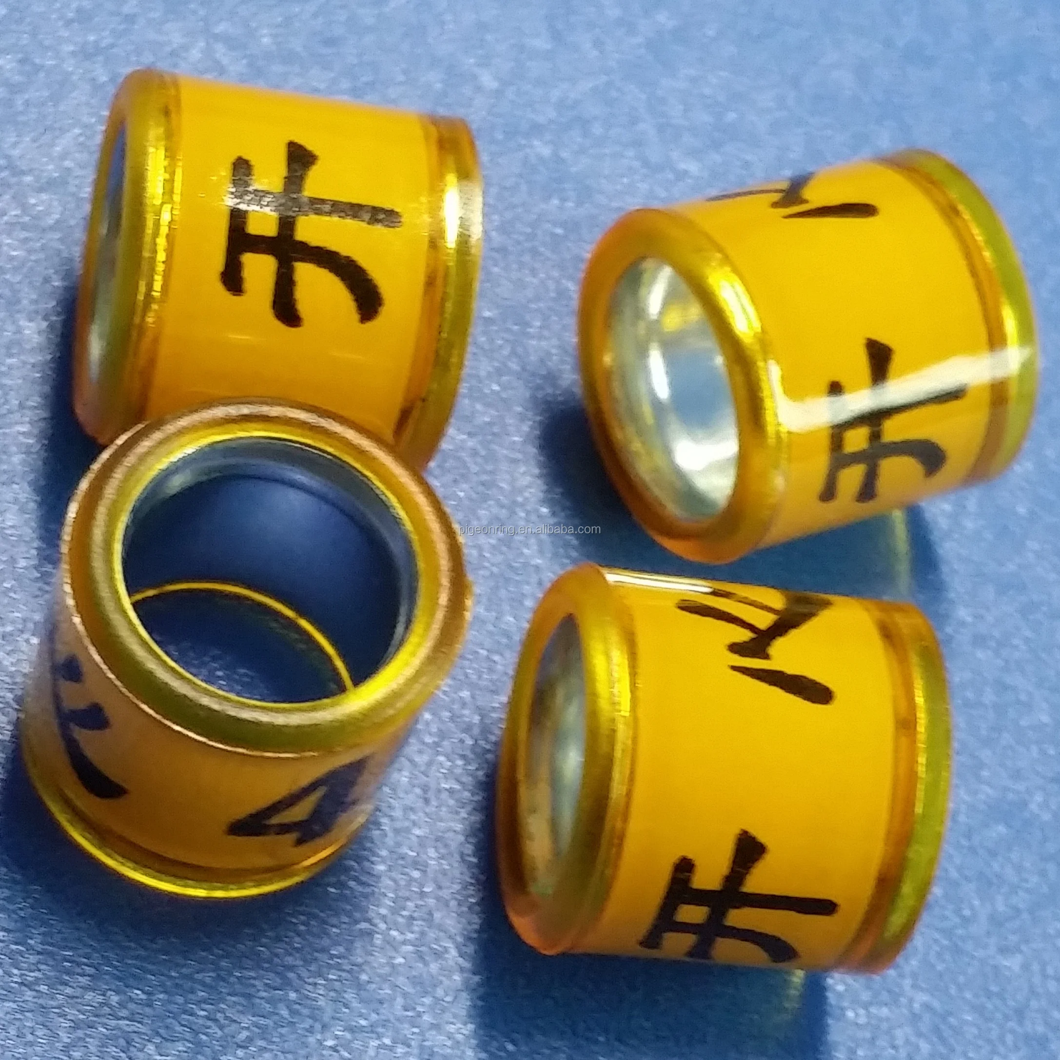 Free Color 9mm Transparent Aluminium&plastic Pigeon Rings Can Be Custom ...
