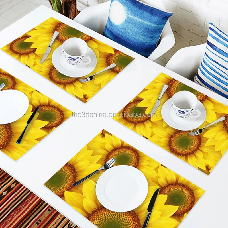 Low Price Beautiful Cartoon Pvc Pp 3d Lenticular Dining Table Placemat ...