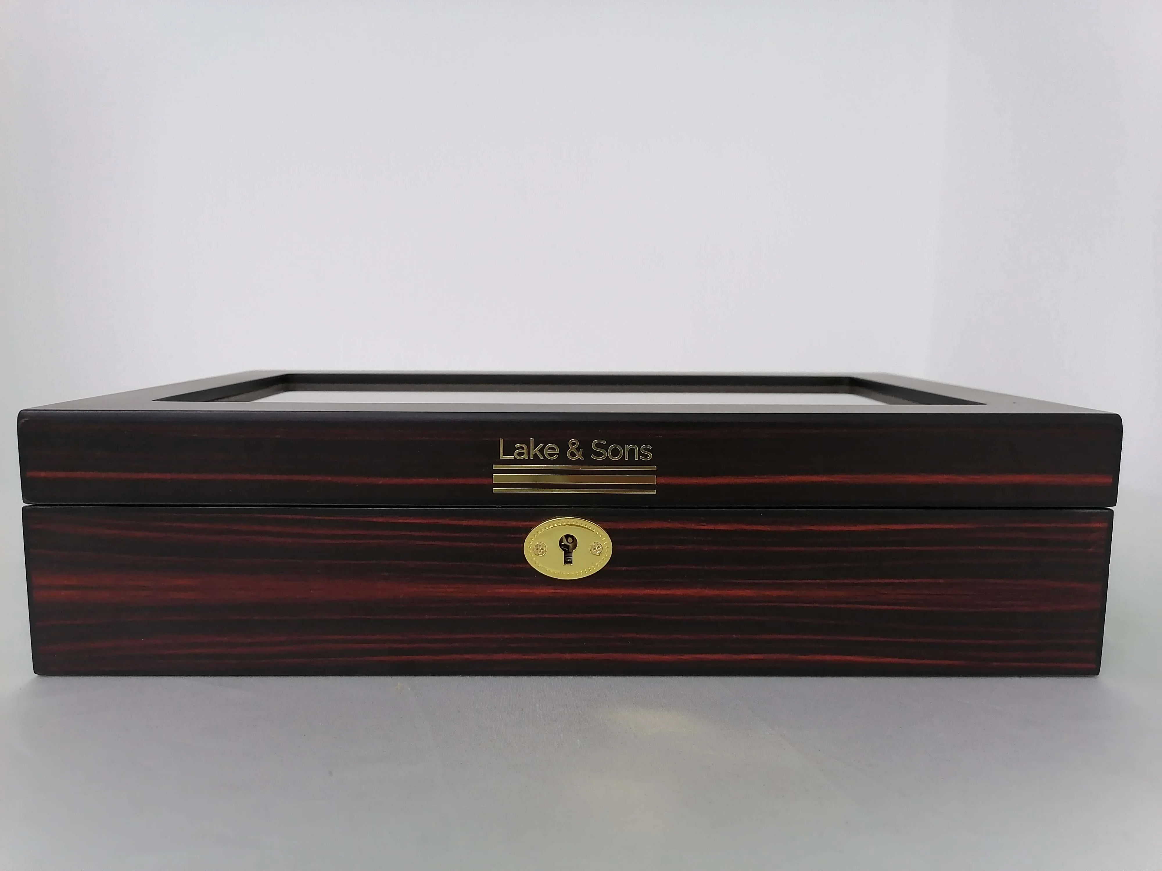 Burl Uniquely Designed Wooden Cigar Humidor Box with Drawer - Classic ...