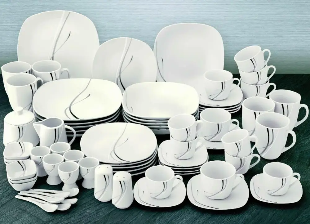 Factory 30-pcs Ceramic Dinner Set/ Porcelain Dinnerware Set/ Plate Set ...
