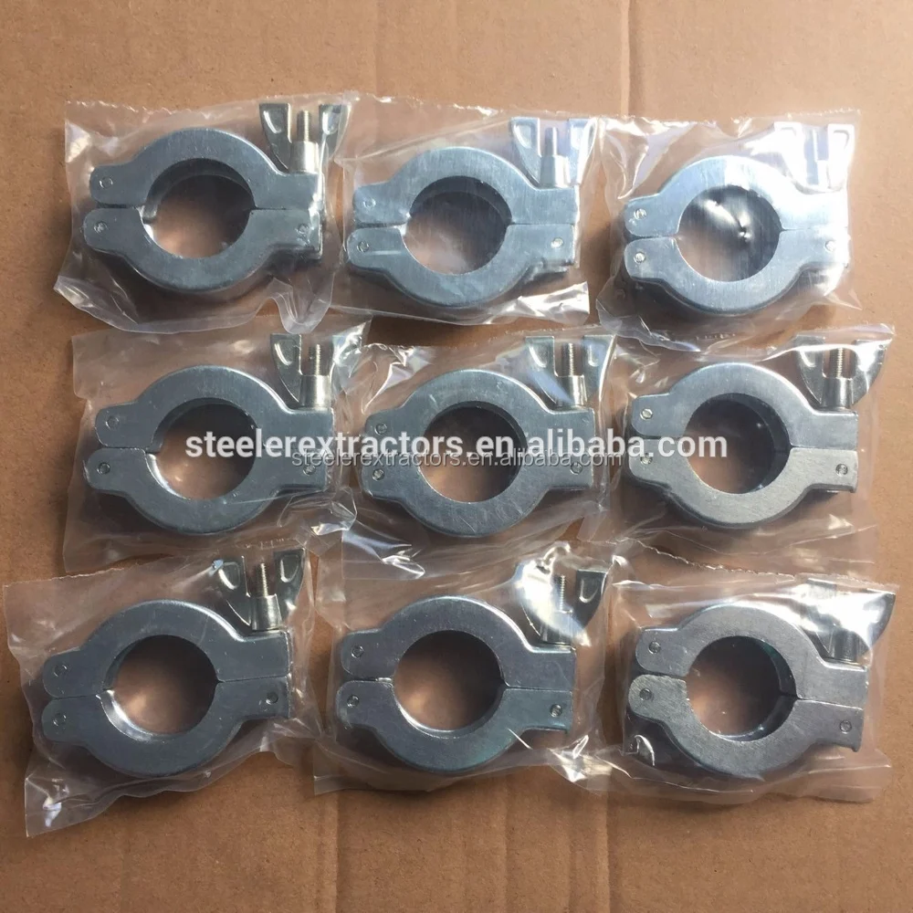 Vacuum Aluminum Iso63 Iso100 Single Claw Clamp With Bolt - Buy Kf Clamp ...