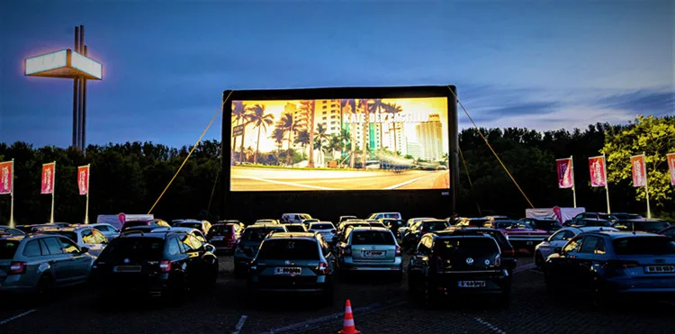 Outdoor Drive in Theater Inflatable Projector Screen Cinema Inflatable ...