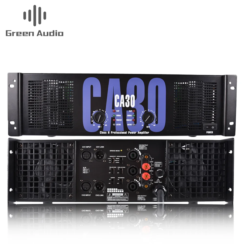 GAP-CA2 Professional 275/400 Watt 2 Channel Amplifier