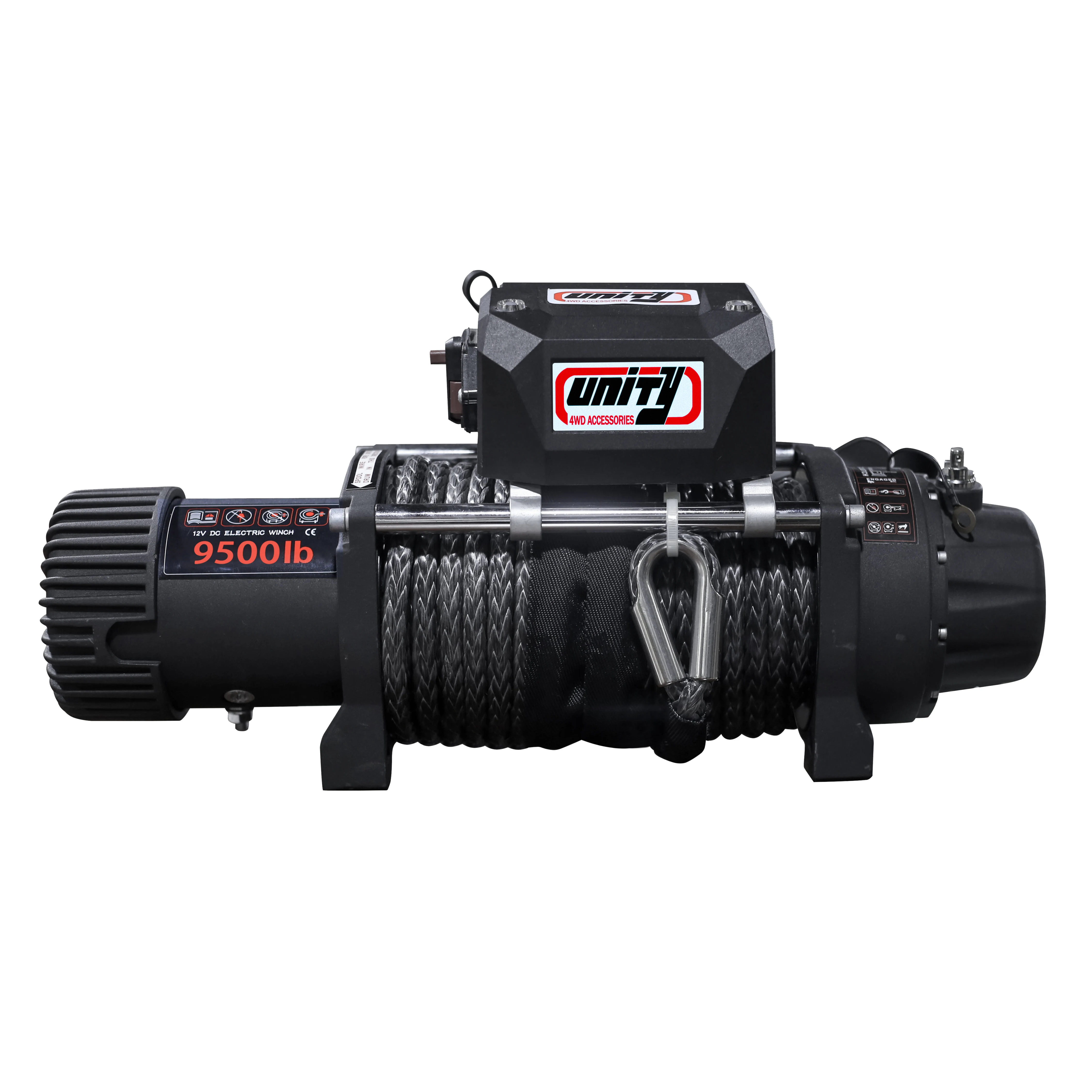 Unity 4wd Universal 6000lbs To 17000lbs Electric Winch Hand Winch 4x4 ...