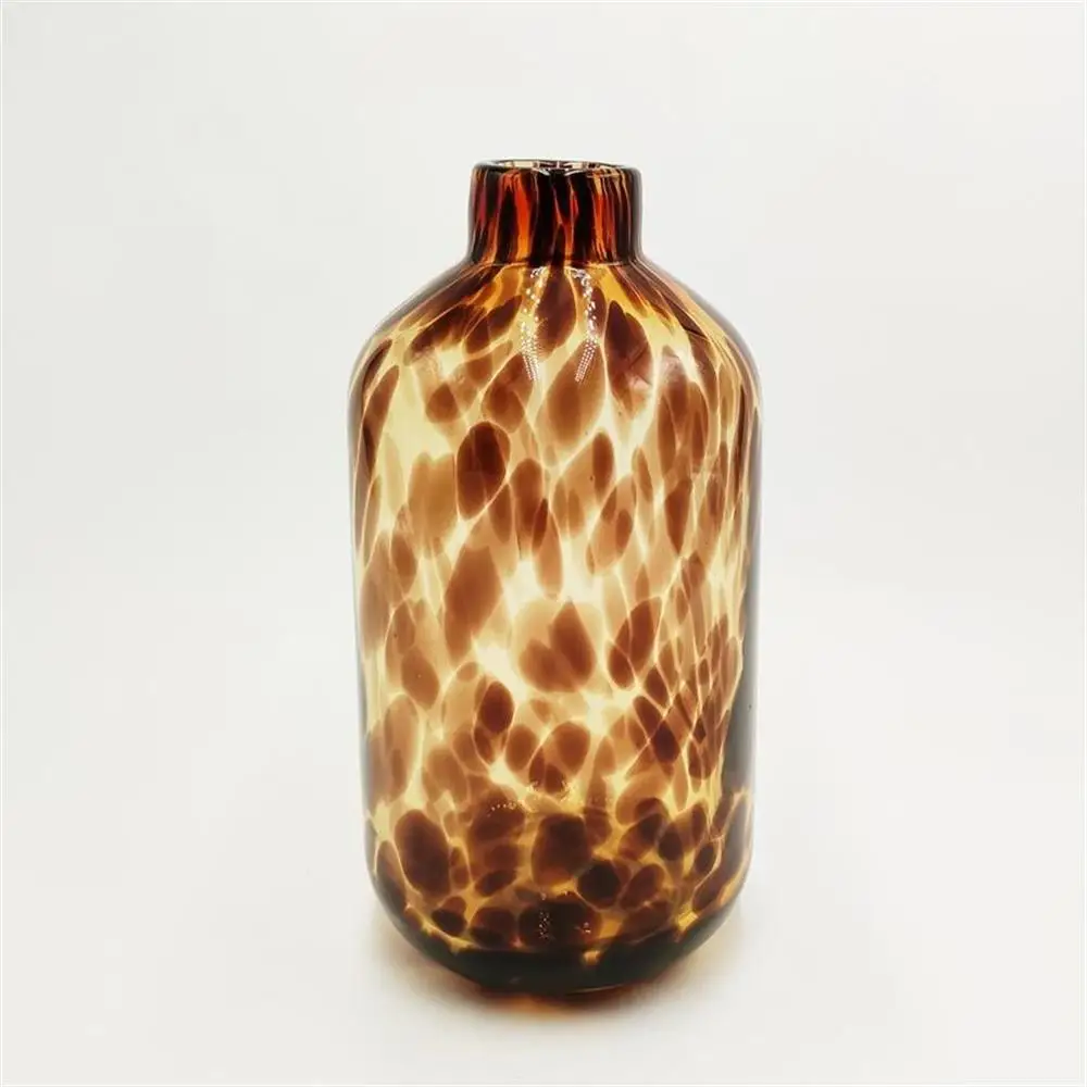 Hot Selling Fancy Leopard Glass Vase - Perfect for Decor