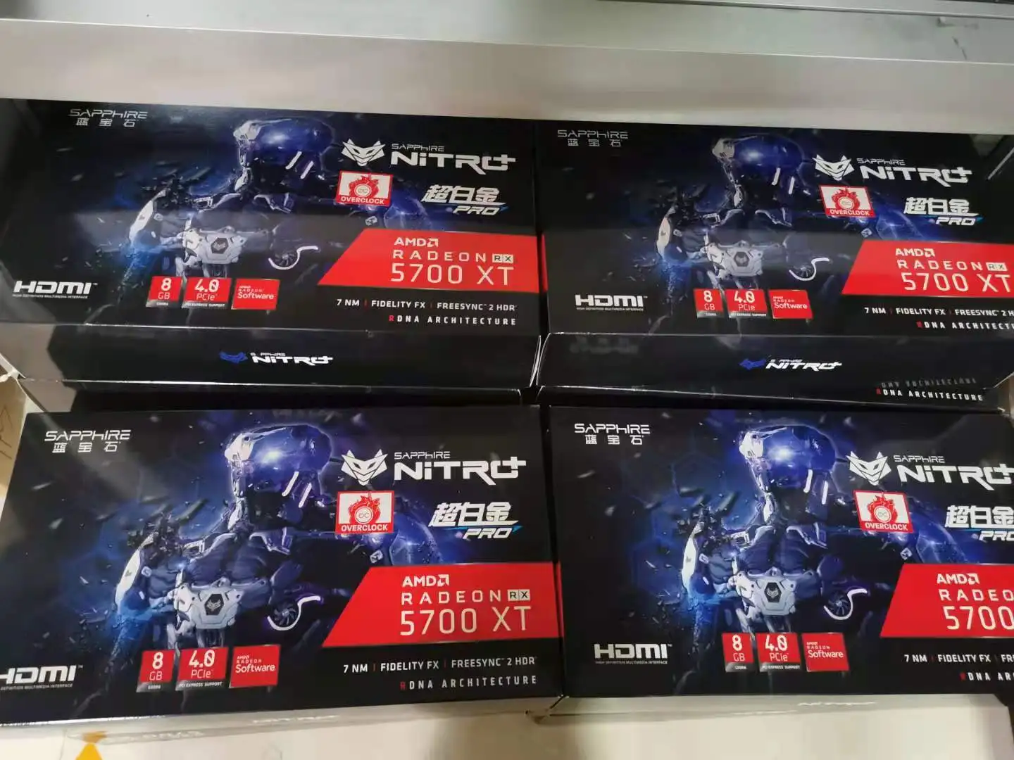 Original Brand New Sapphire Amd Radeon Rx 5700xt Nitro Pro Graphic Card ...