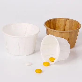 Disposable Paper Small 2oz Medicine Cups For Dispensing Liquid Powder ...