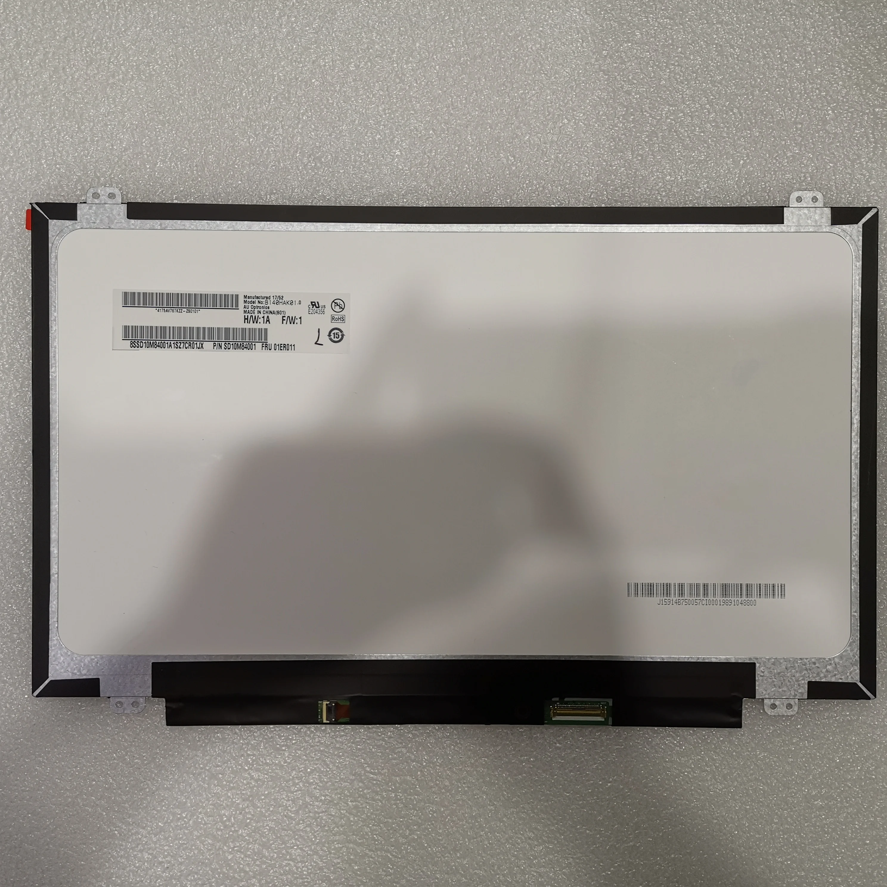 14.0 Laptop Lcd Screen B140hak01.0 00er011 Sd10m84001 Compatible Lcd ...