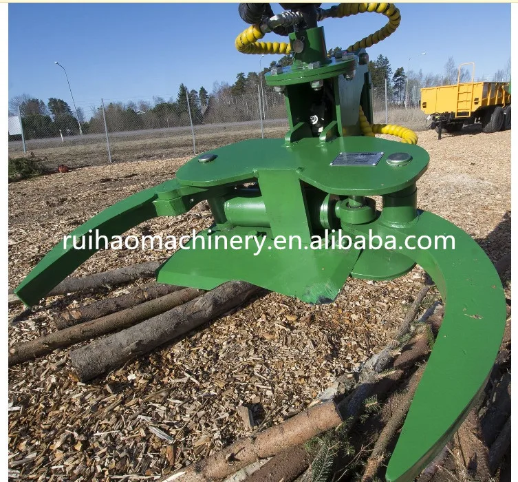 Excavator Hydraulic Tree Cutter Grapple,Tree Shear,Tree Cutting Machine ...