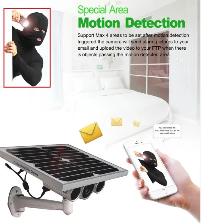 Solar Powered Camera 1080p Wifi 4g,Solar Power Cctv Camera System ...