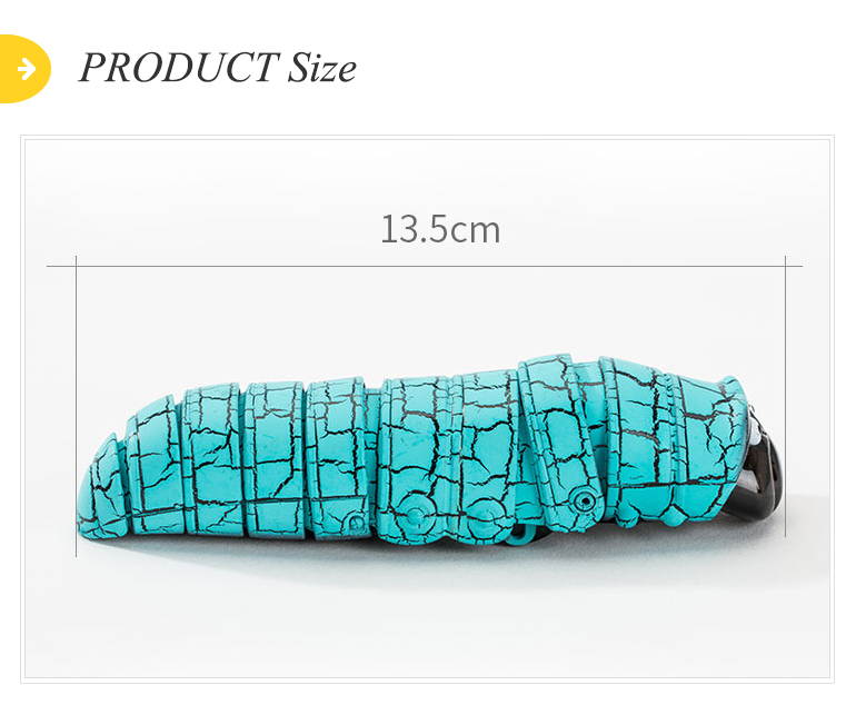 Crawling Insect Worm Rc Caterpillar Toy For Pet Remote Control Animal ...