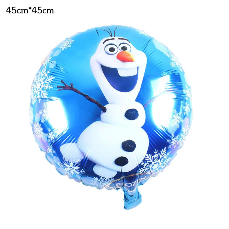 Hot Sale Cartoon Character White Blue Olaf Frozen Shape Foil Balloon ...
