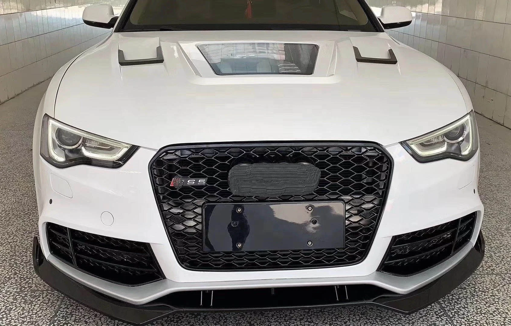 Car Body Kits Front Bumper Front Lip Set Fit For Audi A5 S5 2014-2016 ...